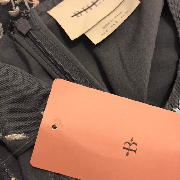 BHLDN | Dresses | Nwt Bhldn Parsons Embroidered Tulle Midi Dress Sizes ...